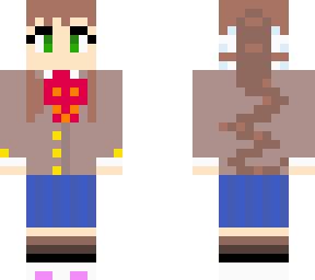 Monika Ddlc | Minecraft Skins
