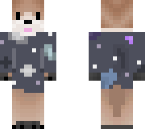 Galaxy Hoodie Otter | Minecraft Skin