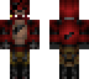 fnaf foxy plus yendo edit | Minecraft Skin