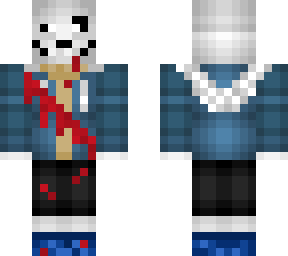 insane bleeding sans | Minecraft Skin