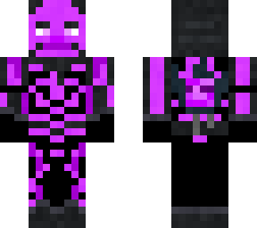 purple skull trooper | Minecraft Skins