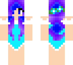blue bathing suit girl | Minecraft Skin