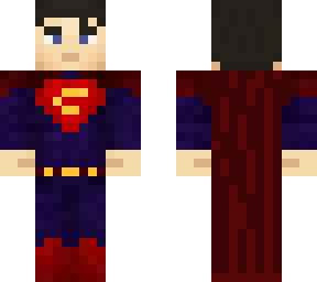 Superman (Detailed Cape) | Minecraft Skin