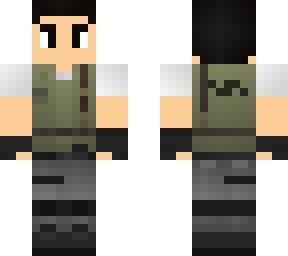 Chris Redfield Resident Evil 1 | Minecraft Skin
