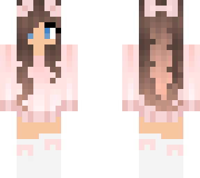 cute girl bow | Minecraft Skin