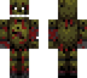 damaged springtrap | Minecraft Skin