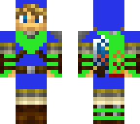 blue link | Minecraft Skin
