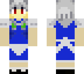 Sakuya_Izayoi touhou 2 | Minecraft Skin