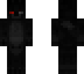 Black Werewolf Red Eyes Rainbow Minecraft Skins