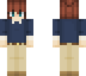 Girl with Bun | Minecraft Skin