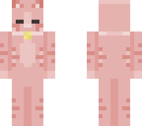 Pastel pink cat | Minecraft Skin