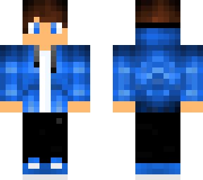 Blue hoodie Boy | Minecraft Skin