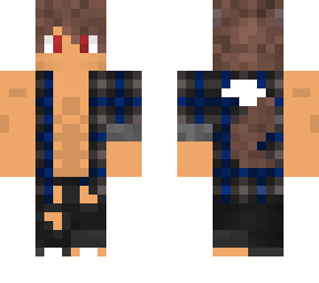 Blue Wolf Boy | Minecraft Skins