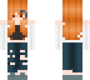 Orange hair | Minecraft Skin
