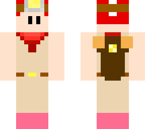 Baby Captain Toad | Minecraft Skin