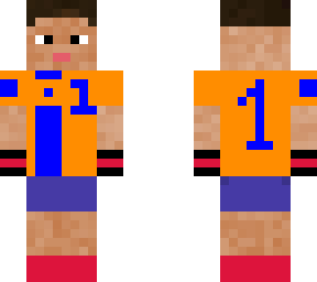 goalkeeper (overlay gloves and boots) | Minecraft Skin