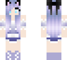 Purple meifwa maid | Minecraft Skin