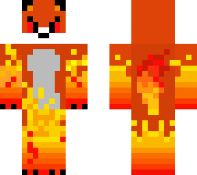Fire Wolf | Minecraft Skin