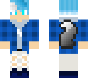 Blue Wolf Boy | Minecraft Skins