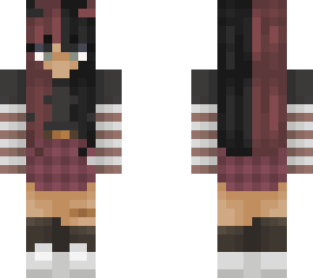 Egirl Purple Cute Minecraft Skins