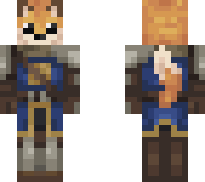Knight fox | Minecraft Skin
