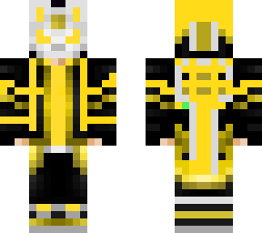 Yellow Drift | Minecraft Skin