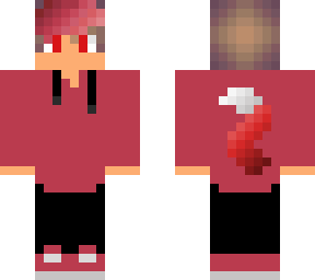 red wolf boy | Minecraft Skin