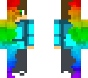 Rainbow Steve | Minecraft Skins
