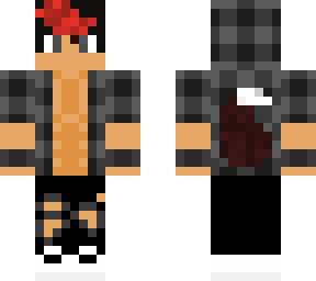 red wolf boy | Minecraft Skin