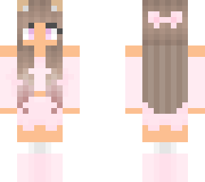 Pastel Pink Girl | Minecraft Skin