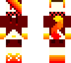 Fire Wolf | Minecraft Skin