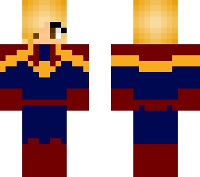 Captain Marvel | Minecraft Skin