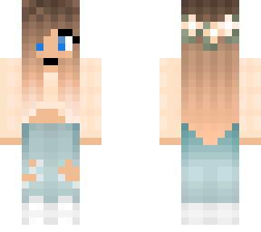 Cute girl with belly shirt | Minecraft Skin