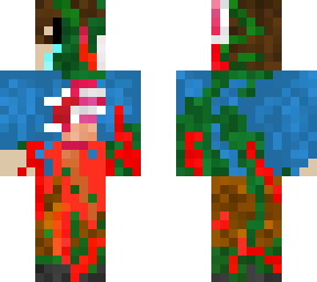 Half Zombie Half Human | Minecraft Skins