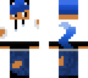 Blue Wolf Boy | Minecraft Skin
