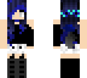 Date with blue hair aphmau | Minecraft Skin