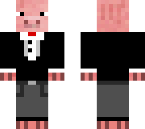 Pig In A Suit | Minecraft Skins