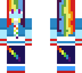 Rainbow dash | Minecraft Skin