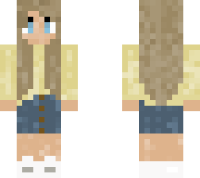 yellow aesthetic | Minecraft Skin