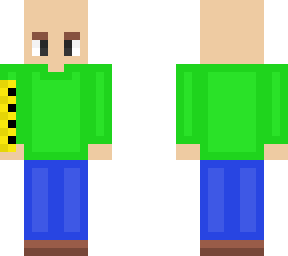 Cute Baldi with ruler | Minecraft Skin