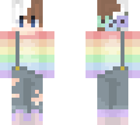 edited. added elf ears | Minecraft Skin