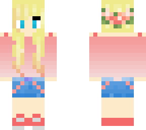 Pink Haired Girl | Minecraft Skins