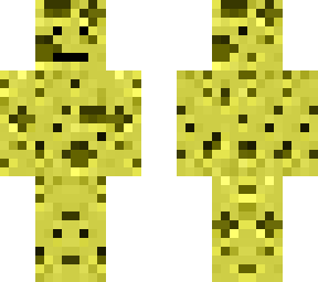 Sponge Block with face | Minecraft Skin