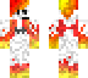 Flaming Skeleton | Minecraft Skins