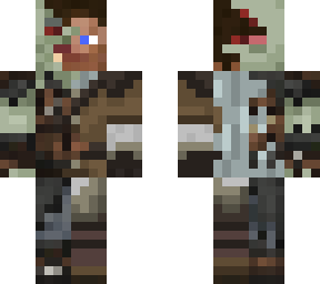 Half Zombie Half Human | Minecraft Skins