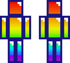 Rainbow Block | Minecraft Skins