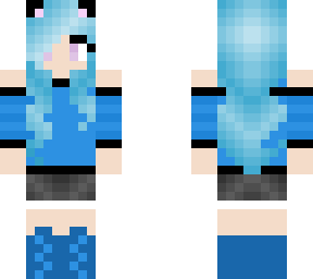 Blue cat | Minecraft Skin
