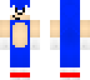 Classic Sonic Skin I Made | Minecraft Skin