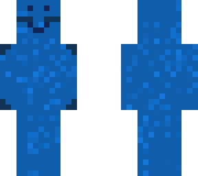Derp blue girl | Minecraft Skin