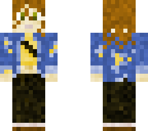 Girl w/ Denim Jacket | Minecraft Skin